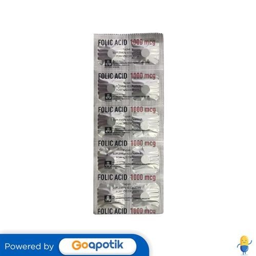 Jual Folic Acid Promed 1000 Mcg Strip 10 Tablet | Shopee Indonesia