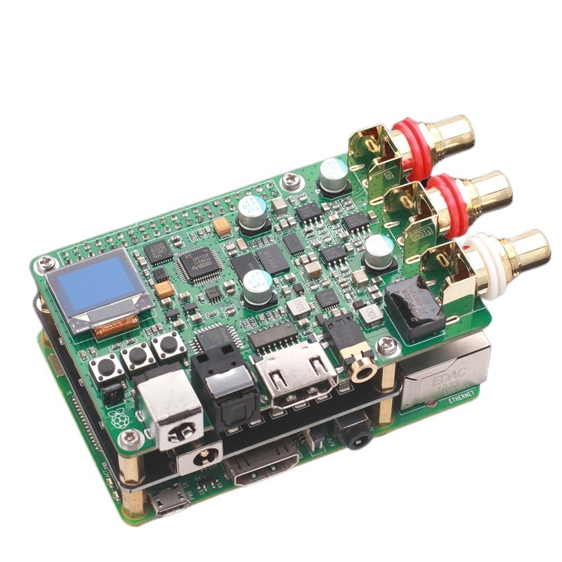 Jual New ES9038Q2m DAC Audio Decoder Board HIFI Coaxial Fiber I2S DOP ...