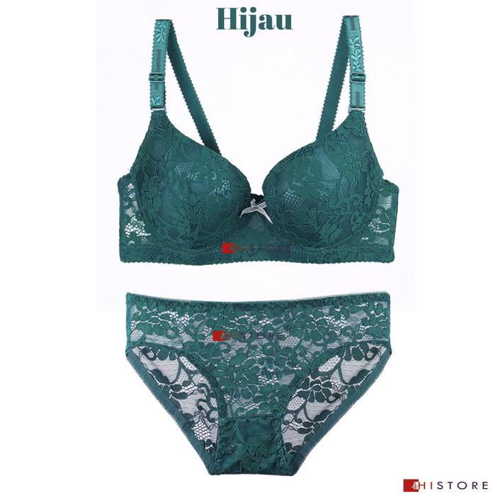 Jual SK Bra Set Kawat Brokat Renda Cup C BH&Celana Dalam Premium ...
