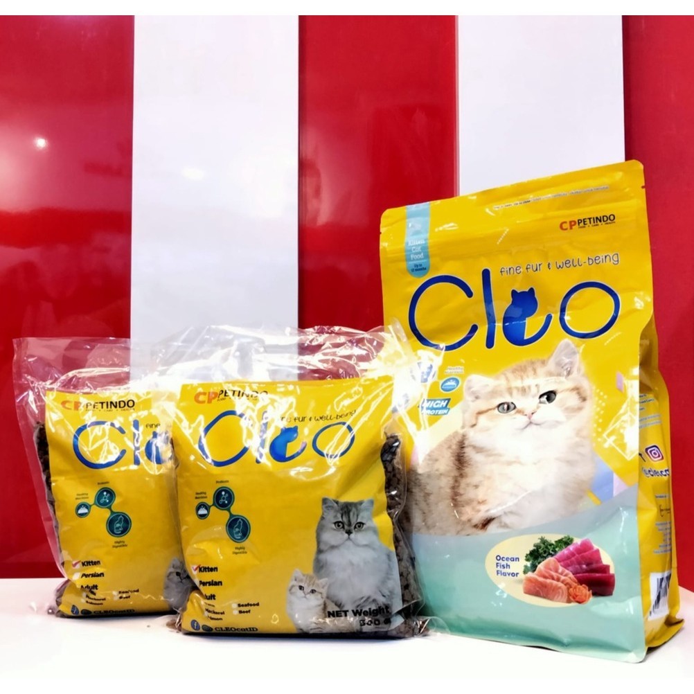 Jual CLEO KITTEN OCEANFISH REPACK makanan kucing Makanan Anak Kucing ...