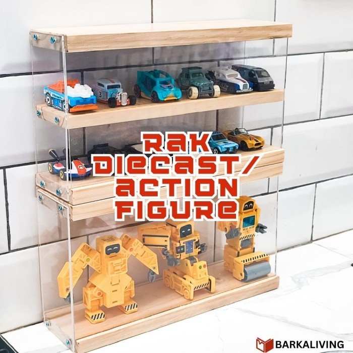 Jual Rak Mainan Diecast Hotwheels Bricks Lego / Action Figure Display ...