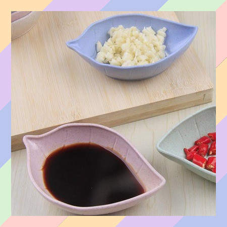 Jual KT23 Piring Saus Model Daun Tempat Lombok Kecap Piring Saus Piring ...