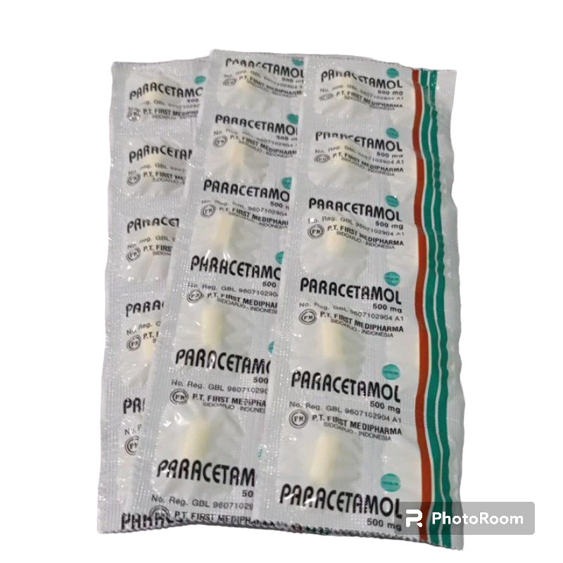 Jual PARACETAMOL 500mg per strip isi 10 Tablet / READY STOK | Shopee ...