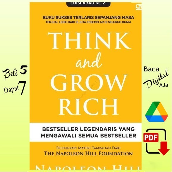 Jual Think and Grow Rich, ( B. Indo ) | Shopee Indonesia