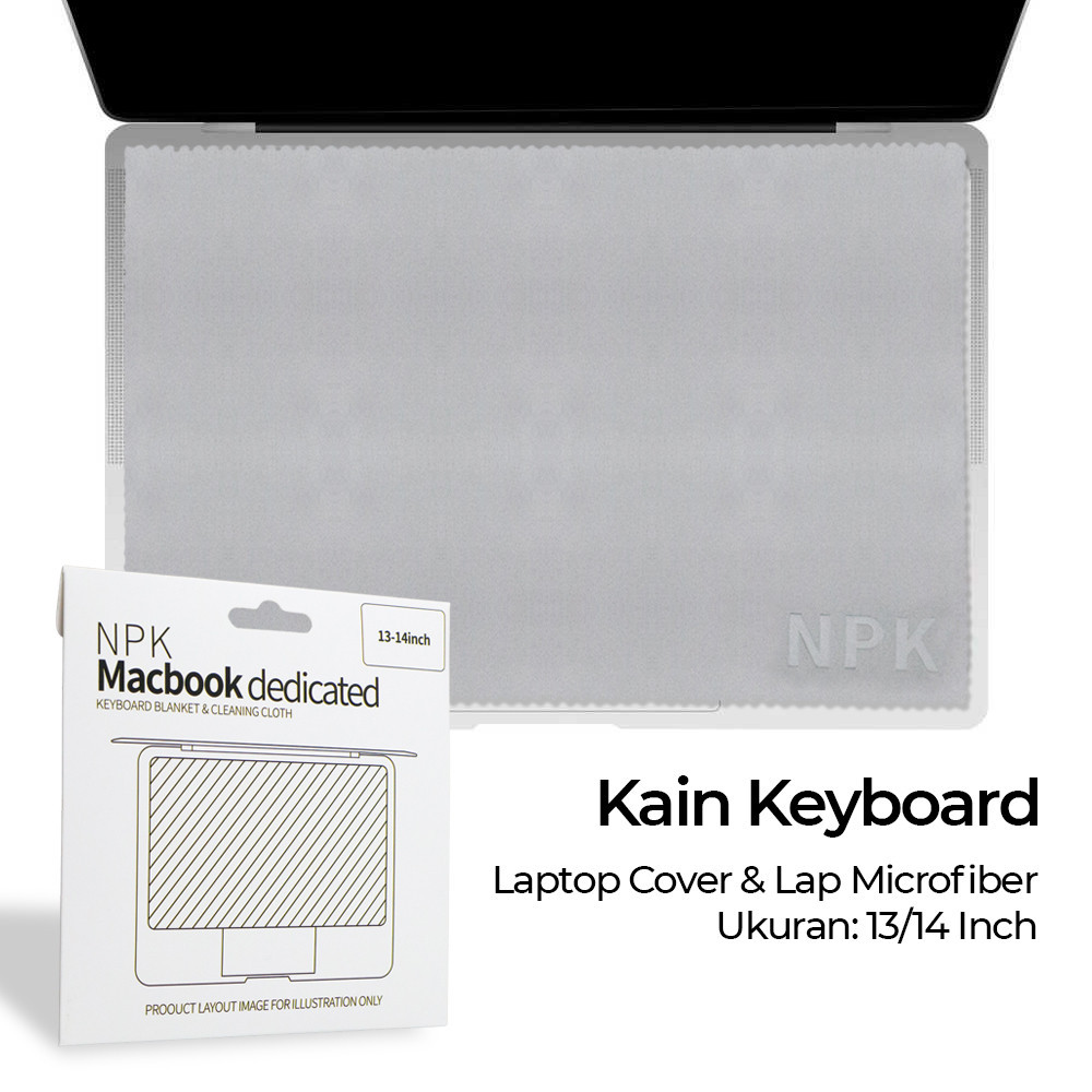 Jual Kain Keyboard Laptop Cover Lap Microfiber 13/14 Inch - AF02 ...