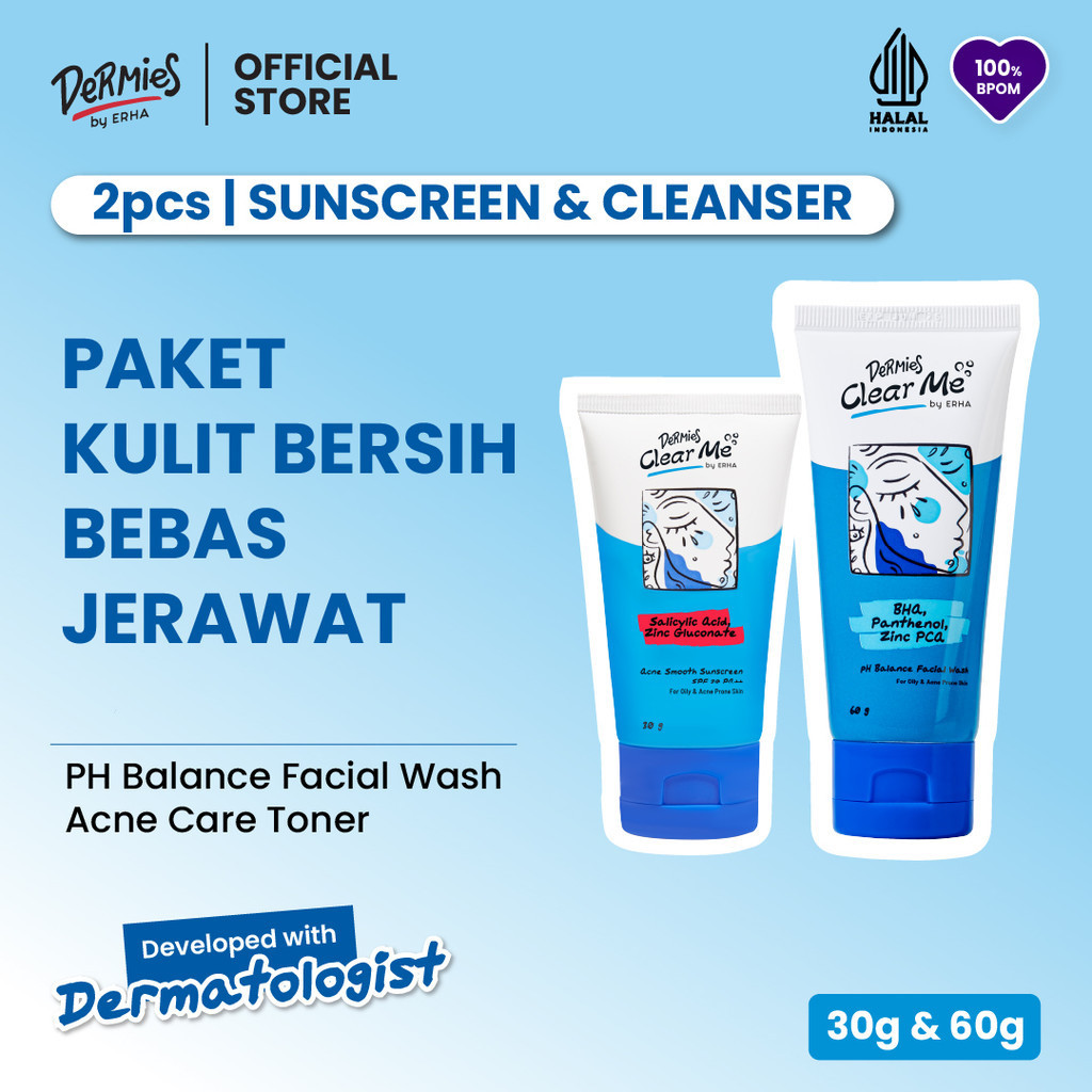 Jual DERMIES [2 PCS] - Paket Kulit Bersih Bebas Jerawat - Acne ...