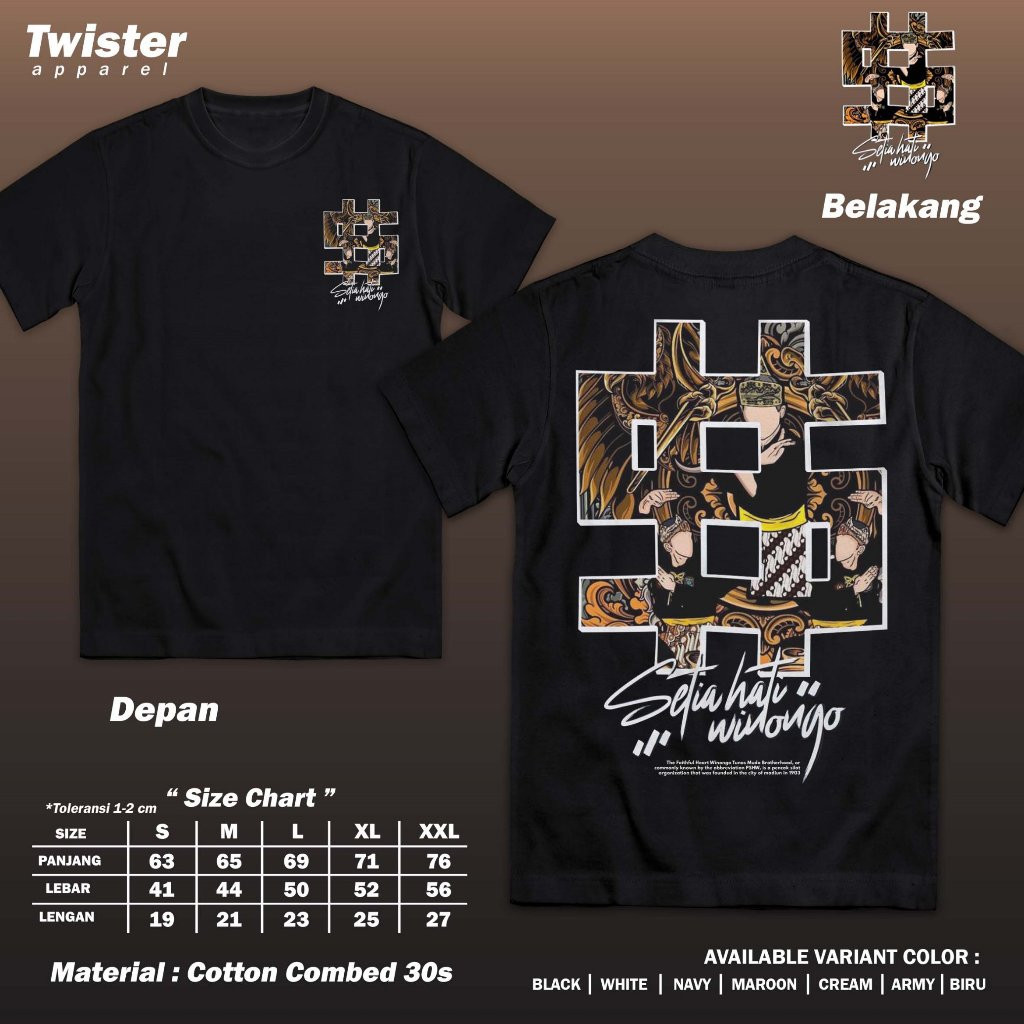 Jual Kaos PSHW Esteka Setia Hati Winongo Baju Perguruan Pencak Silat ...