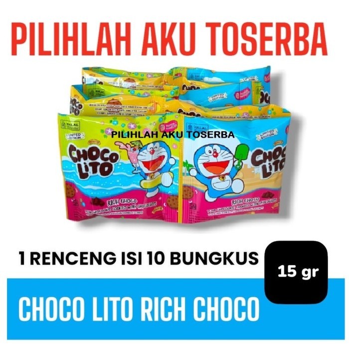 Jual Biskuit CHOCO LITO Renceng Rasa RICH CHOCO - ( HARGA 1 RENCENG ...