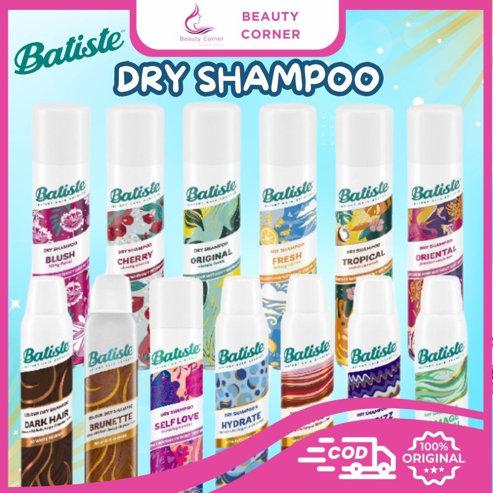 Jual Batiste Instant Hair Refresh Dry Shampoo - 200ml | Shopee Indonesia