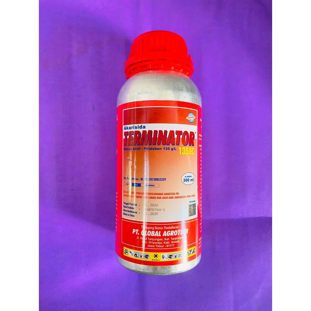 Jual Akarisida TERMINATOR 135EC untuk kutu thrips dari GLOBAL AGRITECH ...