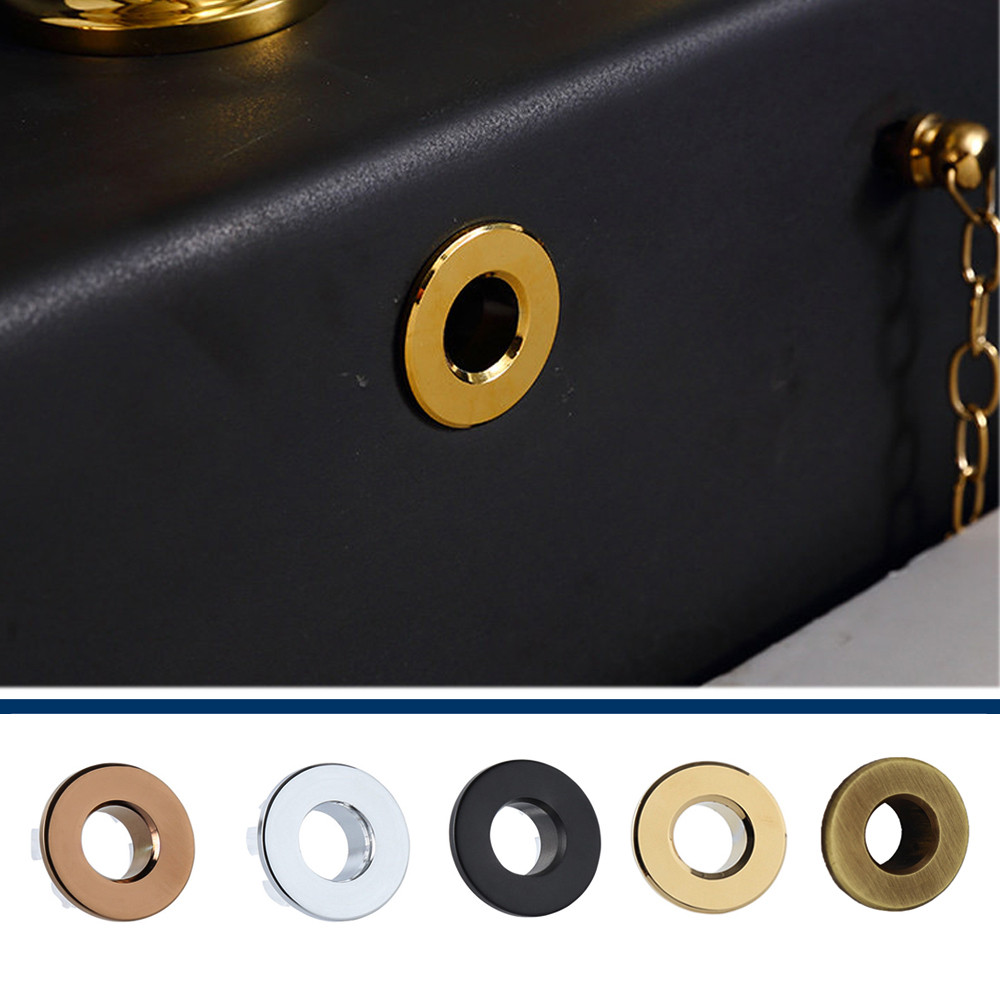 Jual Bathroom Sink Overflow Cover Round Hole Overflow Ceramic Basin ...