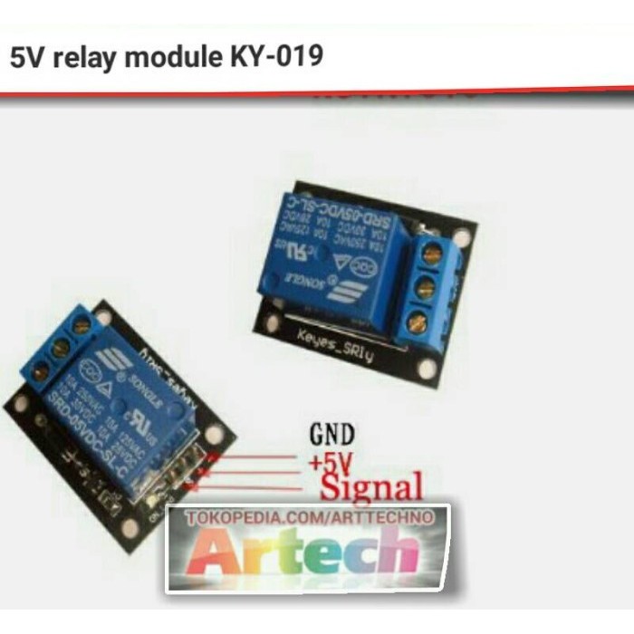 Jual KS99 KY-019 5V RELAY MODULE KY19 KY019 WEMOS NODEMCU ESP32 UNO R3 ...