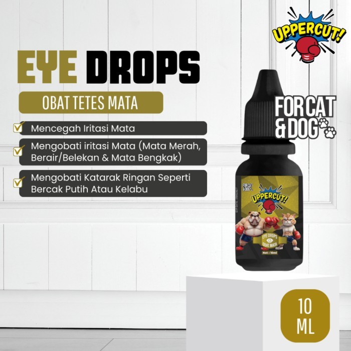 Jual UPPERCUT EYE DROPS 10ML FOR CAT & DOG ~ Obat Tetes Mata Untuk ...