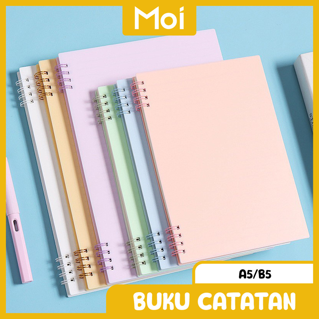Jual Buku Tulis Catatan Notebook Ring A5 / Notebook Journal / Buku ...