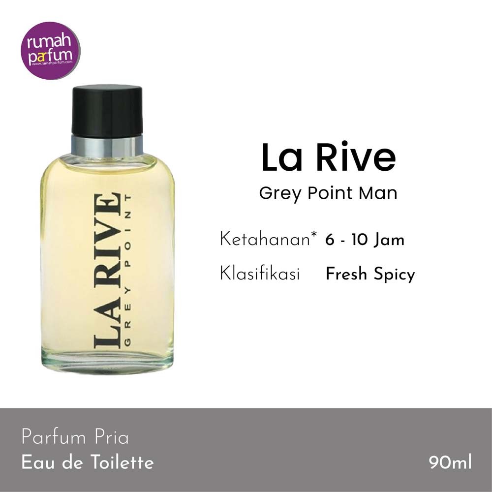 Jual Parfum Pria La Rive Grey Point Man (90 mL) Perfume Cowok Tahan ...