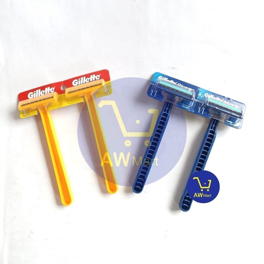 Jual GILLETTE MEN BIRU & KUNING - PISAU CUKUR GILLETTE - GILLETTE BLUE ...