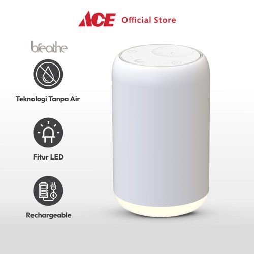 Jual Breathe Diffuser Aromaterapi Waterless Moss - Putih Dispenser ...