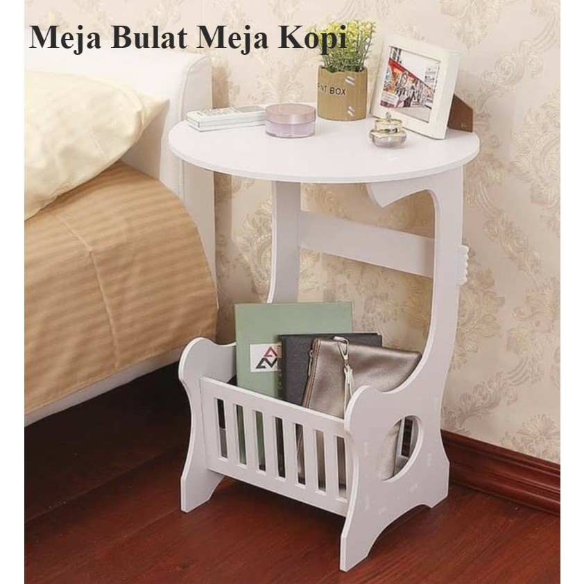 Jual Kinbar Rak Meja Kopi/ meja Bulat Meja Mini Small Round Coffee ...