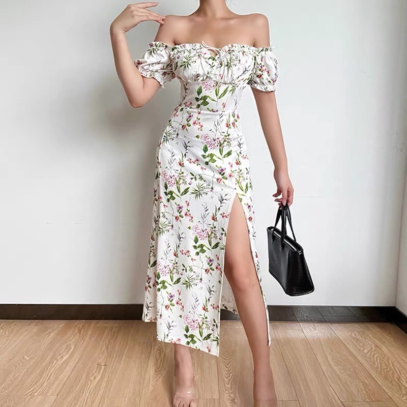 Jual EMITA BLOOM baju midi dress cantik ke pantai press body wanita ...