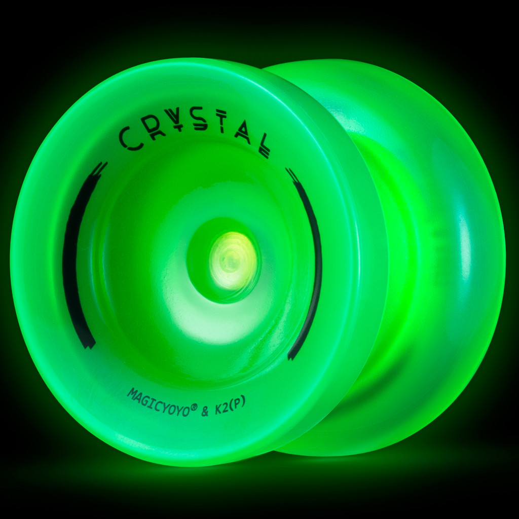 Jual K2 Green Yoyo Glow in The Dark, Dual Functiions Yoyo for Kids ...
