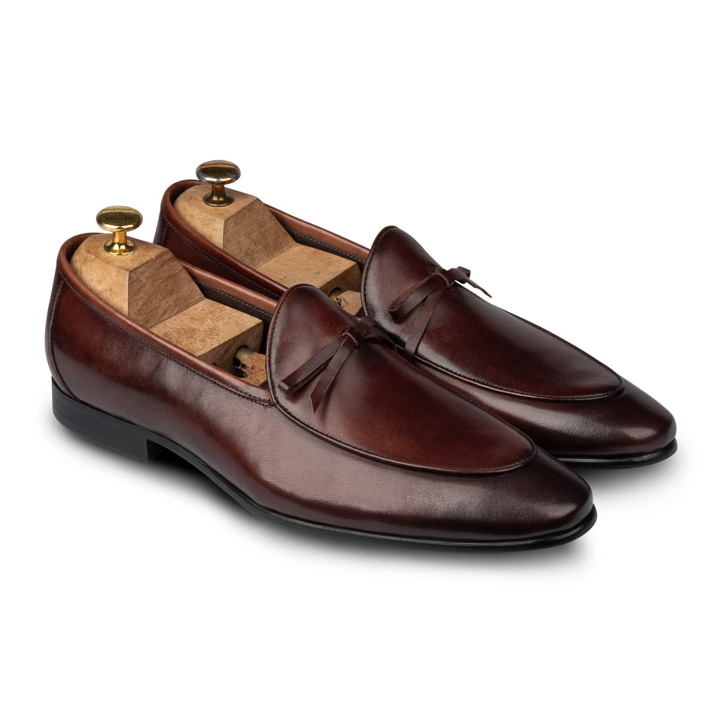 Jual Conrad Ribbon Coffee - Nappa Milano - Sepatu Kulit Pria | Shopee ...