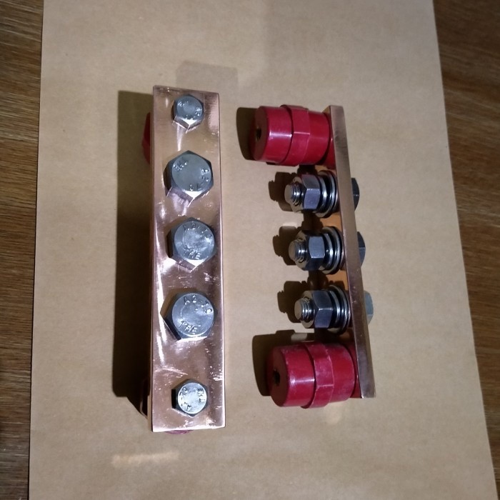 Jual Busbar plat tembaga 150x 30 x 8mm / busbar custom / tembaga custom ...