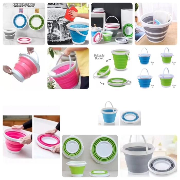 Jual EMBER LIPAT PORTABLE WATER BUCKET 10 LiterBebdgd7c | Shopee Indonesia