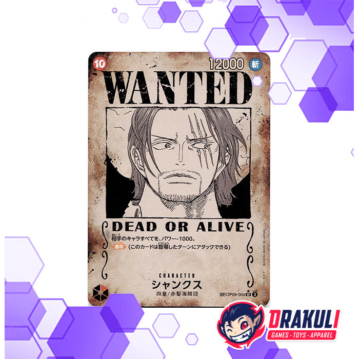 Jual One Piece Card Game - SP Shanks OP09-004 SR | Shopee Indonesia