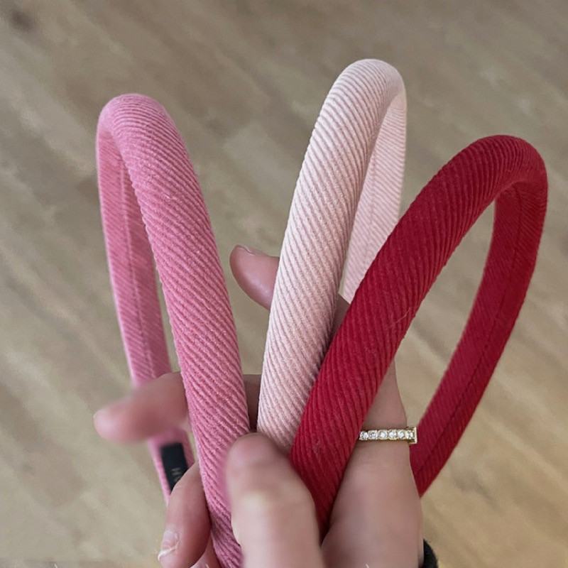 Jual Town Shell - Pink Blush Korean Head Band / Bando Korea Simple Pink ...