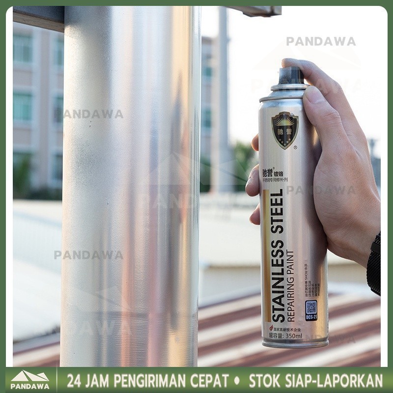 Jual Cat Semprot Chrome 350ml Chrome Spray Pain Warna Chrome Krum ...