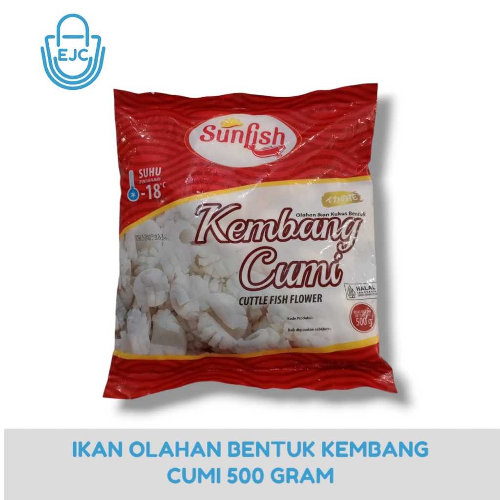 Jual [EJC] IKAN OLAHAN BENTUK KEMBANG CUMI SUNFISH KEMBANG CUMI 500GR ...