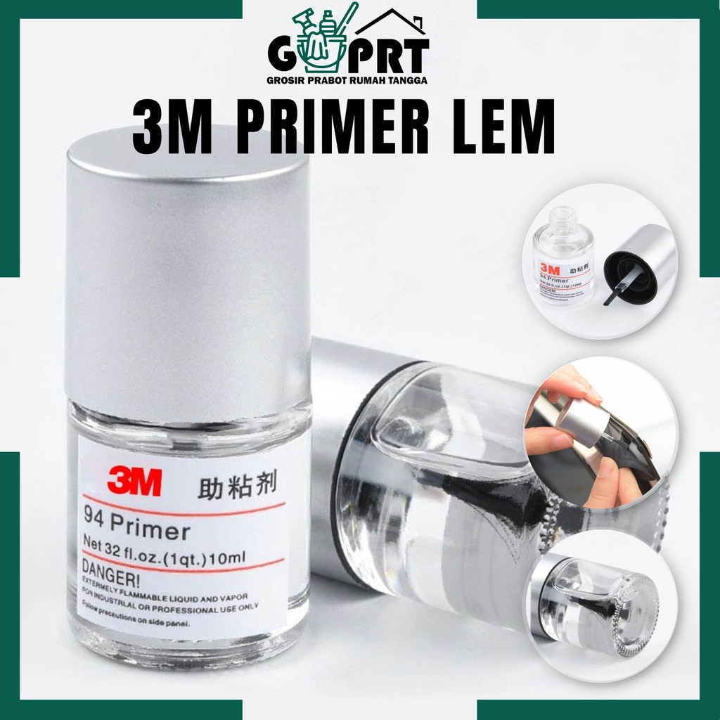 Jual 3M Primer 94 Adhesive Epoxy Cairan Perekat Lem Penambah Daya Rekat Double Tape Doubletape ...