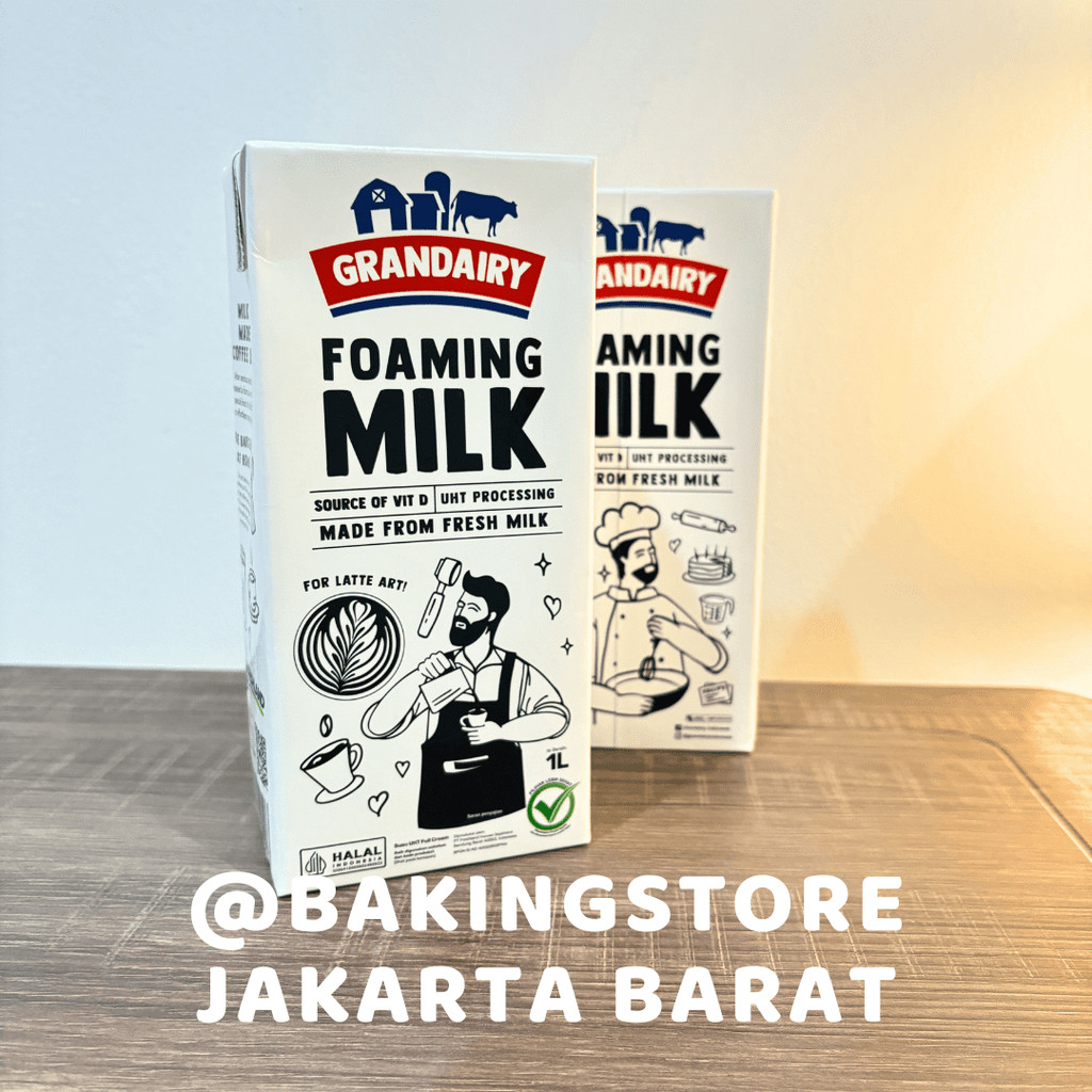 Jual Grandairy Foaming Milk Susu UHT 1 Liter | Shopee Indonesia