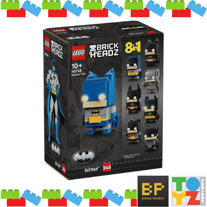 Jual Lego 40748 BrickHeadz - Batman 8in1 Figure | Shopee Indonesia