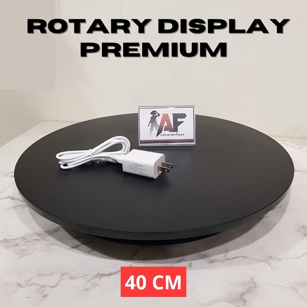 Jual PREMIUM rotary rotating display action figure jewelry turn table ...