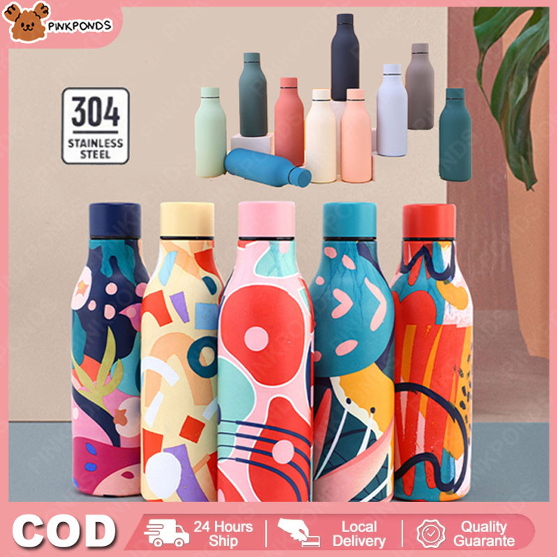 Jual 550ml Thermos 304 Stainless Steel Insulated Vacuum Flask Style Botol Termos Air Panas ...