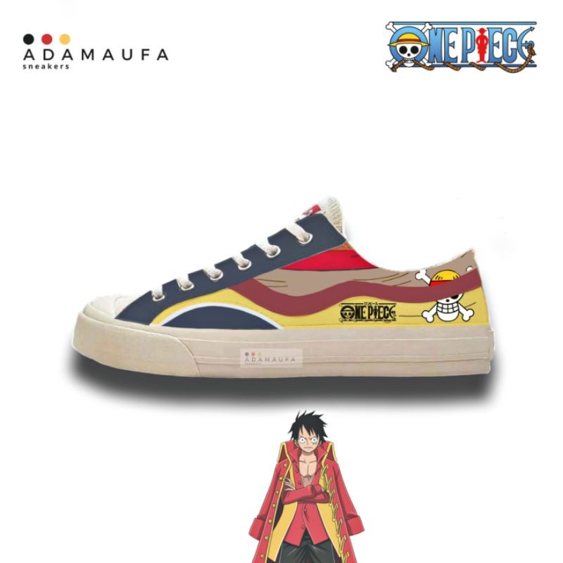 Jual Sepatu Custom Ventela One Piece Monkey d Luffy Sepatu Pria Wanita ...