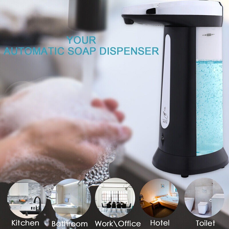 Jual Tempat Sabun Cair Otomatis 400ml Tabung Soap Dispenser Hand ...