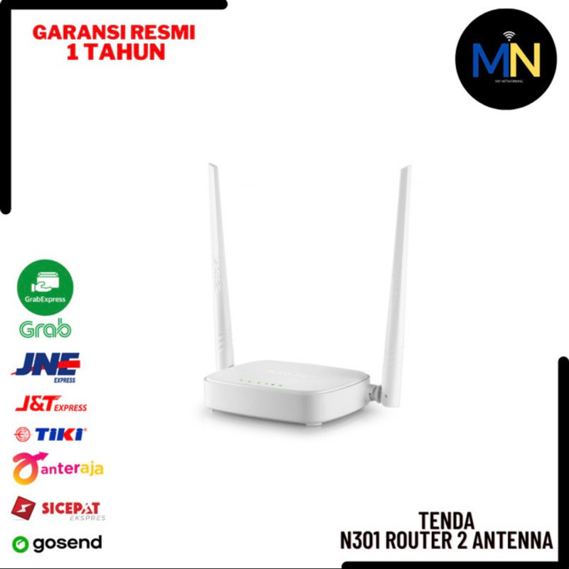 Jual Tenda N301 Wireless Router 2 Antenna - White Promo spesial ...