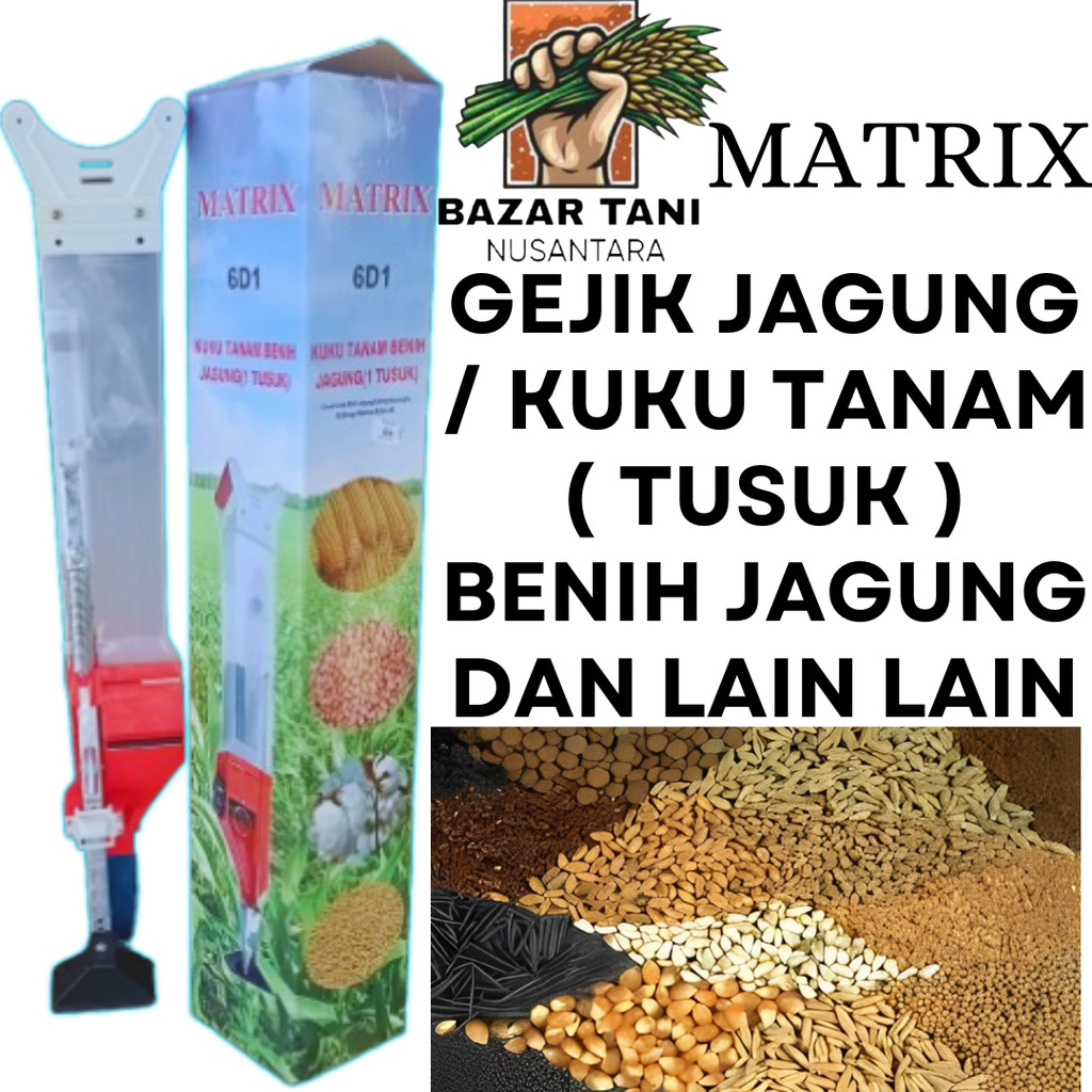 Jual ALAT TANAM BENIH JAGUNG PORTABLE AUTO SEEDER MANUAL MATRIX ...