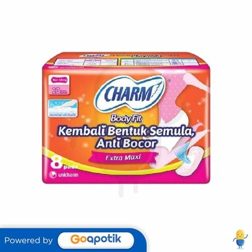 Jual Charm Body Fit Extra Maxi Non Wing Pack 8 Pcs | Shopee Indonesia