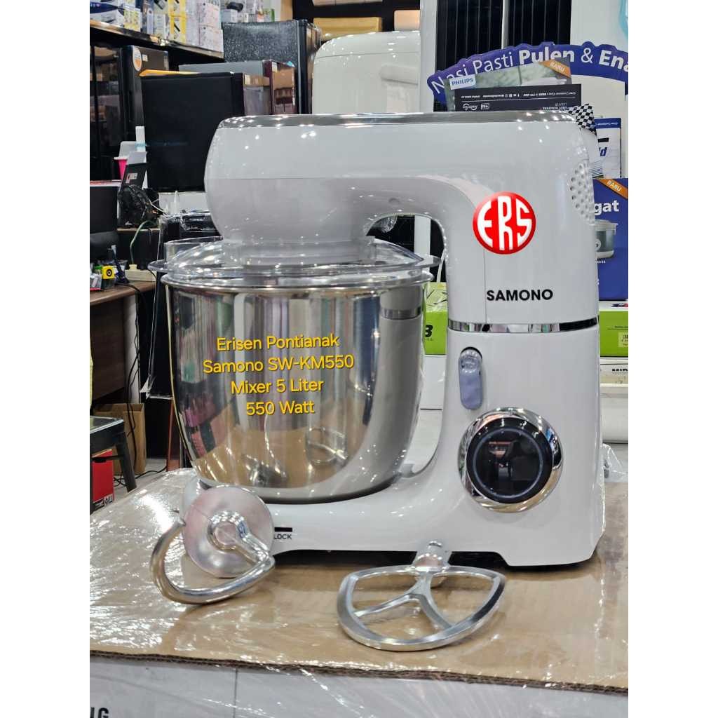 Jual Samono Stand Mixer 5 Liter Pengaduk Adonan 3in1 Mixer w/ Bowl SW ...
