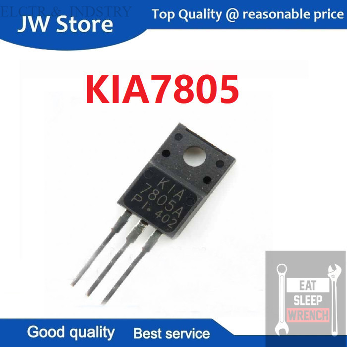 Jual KIA7805 KA7805 KIA KA 7805 TO-220 aneka IC Mosfet dan Transistor ...