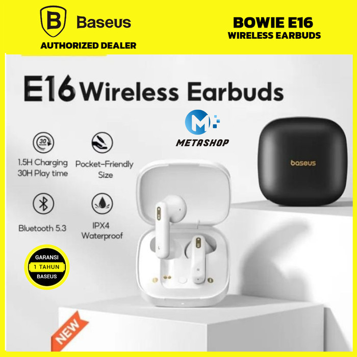 Jual BASEUS BOWIE E16 True Wireless Bluetooth 5.3 Earphone TWS Mini ...