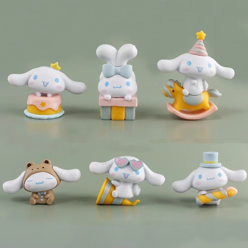Jual Cinnamon Roll Action Figur Sanrio Blind Box Random Topper pajangan ...
