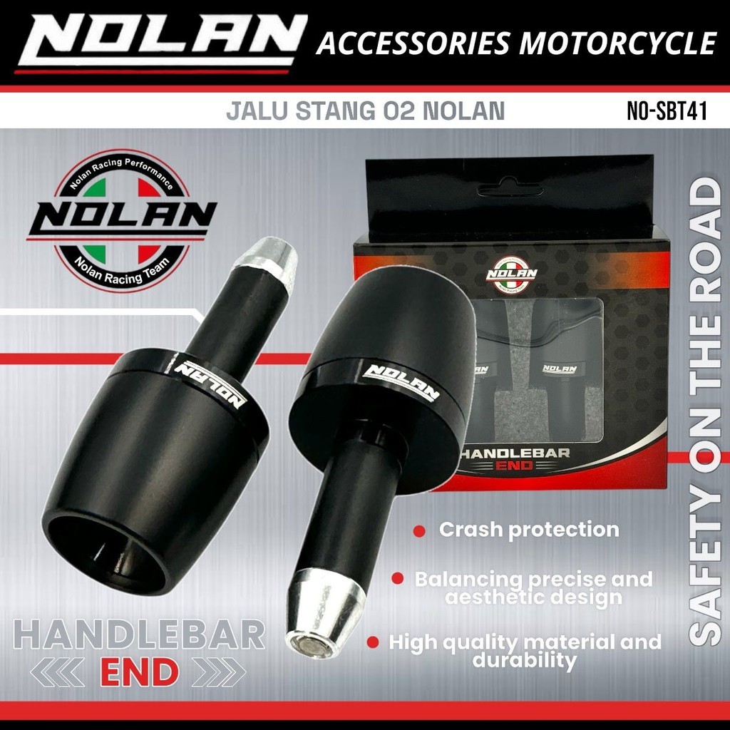 Jual Jalu Stang Motor NOLAN 02 Model DUCATI Bahan Full Aluminium CNC ...