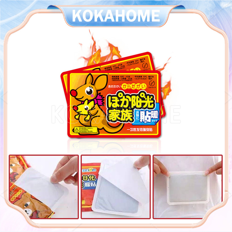 Jual stiker penghangat badan/sticker koyo penghangat tangan kaki tubuh ...