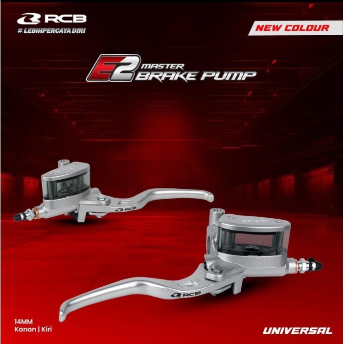 Jual Master Rem/Master Brake Pump E2 14mm silver master rcb master ...
