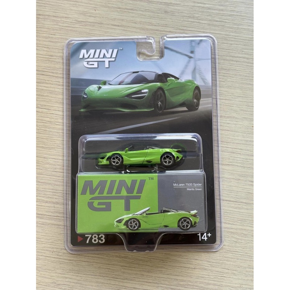 Jual McLaren 750S Spider Mantis Green Mini GT 783 Card Version | Shopee ...