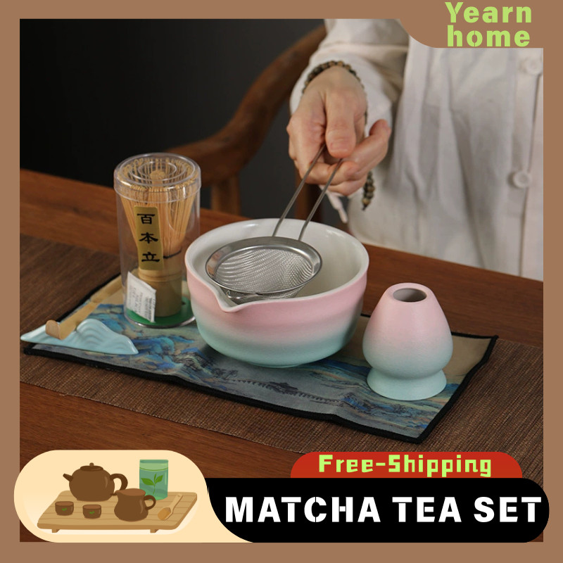 Jual Pucat Matcha Set / Mangkuk Matcha + Pengaduk Matcha Bambu + Sendok ...